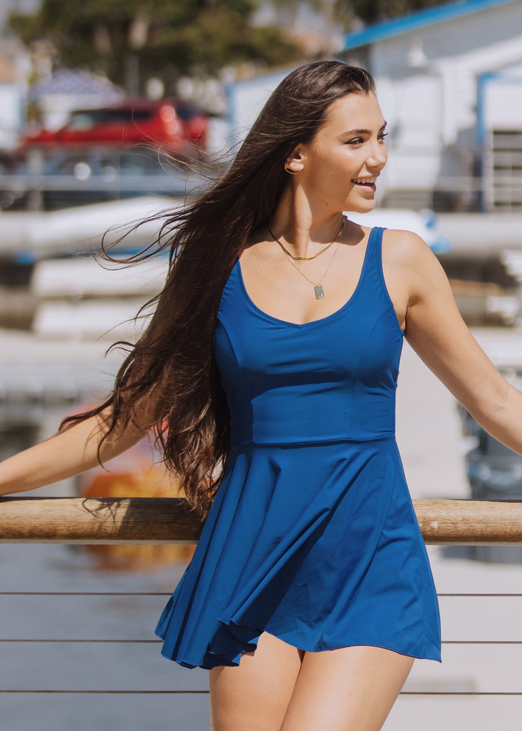 ginger in royal - REY SWIMWEAR